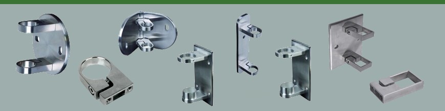 Anneaux de serrage et fixations pour tubes en acier inoxydable